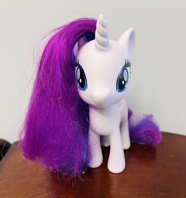 2010 Hasbro My Little Pony MLP 3" G4 RARITY Blue Diamonds Brushable Toy ...