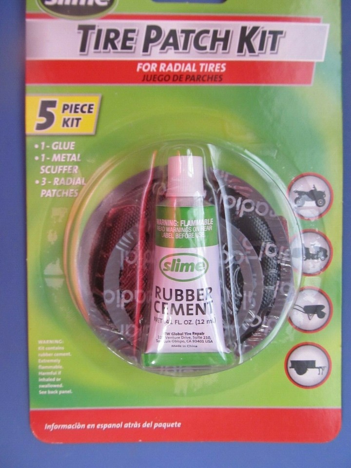 Slime Tire Patch Kit #2030-A 5 piece Kit NEW | eBay