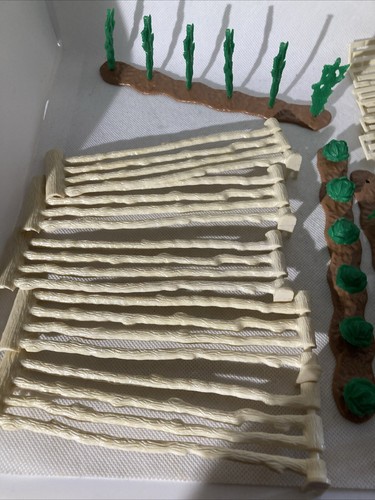 Vintage 1960s MARX Farm Play Set 4 Garden Field Rows & 23 Crops ...