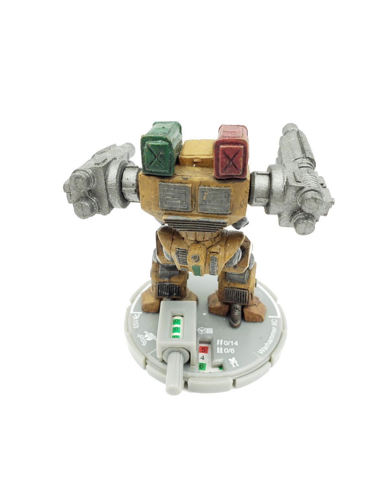 Rare MechWarrior Figure (WizKids, 2004) Dock Steward - Warhammer IIC | eBay