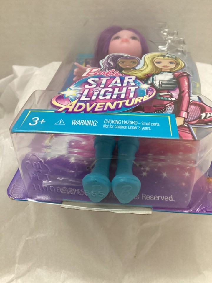 BARBIE 2015 STAR LIGHT ADVENTURE PURPLE HAIR SPRITE DOLL & SPACE ...