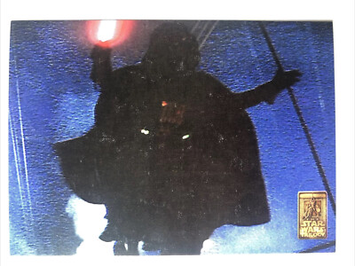 Star Wars Trilogy 1997 Merlin Trading Card Darth Vader Lightsaber ...