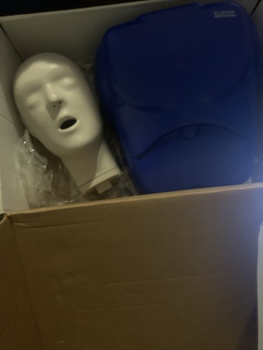 CPR Prompt Professional Training Manikin Dummy Adult Blue Mannequin | eBay