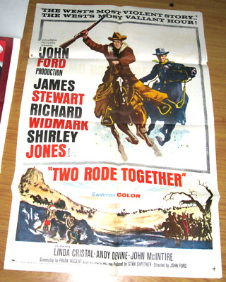 Two Rode Together Original 1sh Movie Poster | eBay
