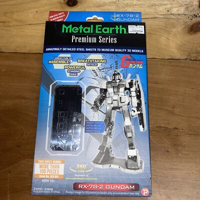ICONX Metal Earth 3D Model Kit RX-78-2 Gundam ICX101 (More than 100 ...