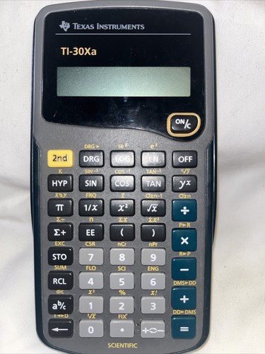 Texas Instrument Scientific Solar Calculator 10 digit W Hardcover TI ...