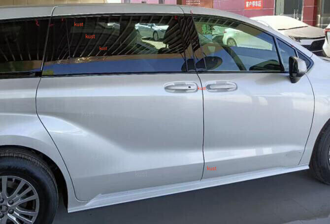 For 2021-2023 Toyota Sienna Black Titanium Window Frame cover Trim ...