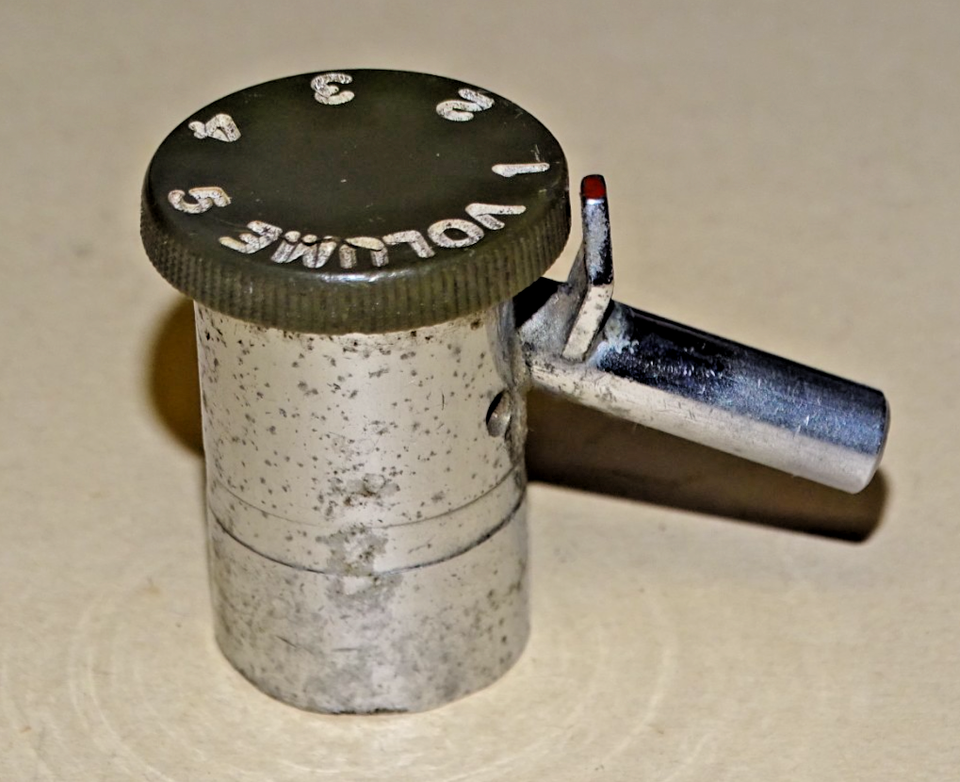 Speaking Tube Volume Control for a Cylinder Phonograph, Edison | eBay