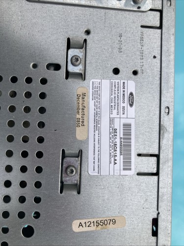 06 07 08 09 Ford Fusion Milan oem 6 disc CD player changer radio 9E51 ...