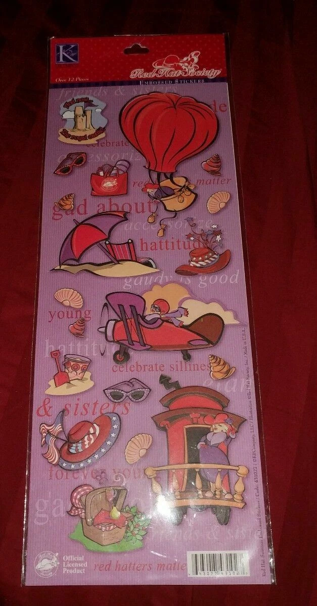 Red Hat Society Stickers