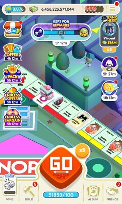 Monopoly Go Account - 51K Dice - 8K+ Networth - $6 Trillion - Fast ...