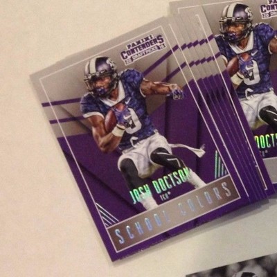 JOSH DOCTSON #7 TCU REDSKINS WR RC Rookie 2016 Panini Contenders SCHOOL ...