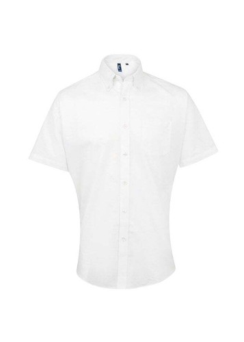 Premier Signature Oxford Short Sleeve Shirt PR236 | eBay UK