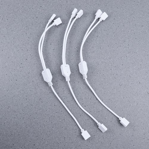 3PCS / Set RVB 1 à 2 LED bande de lumière télécommande câble de barre ...