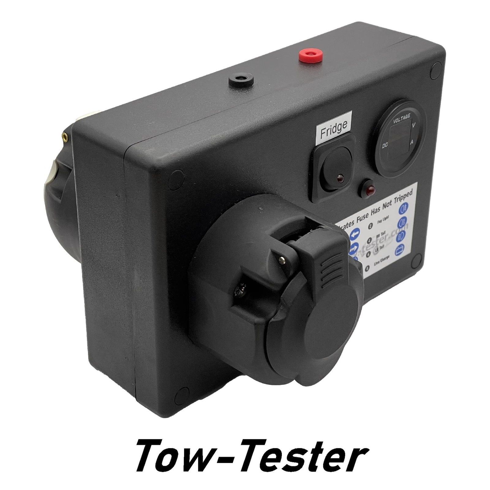 Caravan Tow Tester Electrical Light Portable + Fridge & Battery Charger ...
