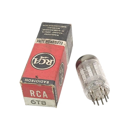 RCA Vintage Vacuum Tube Model 6T8 For Radios Amplifiers Audio Valve ...