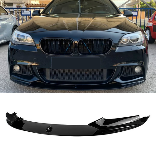 For 11-16 BMW F10 5 Series M Sport Bumper Front Lip Spoiler Splitter ...