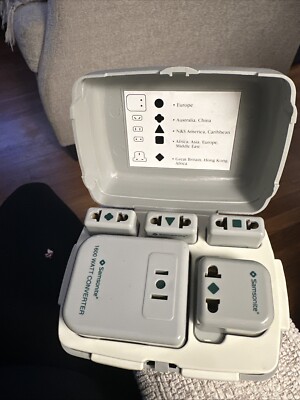 Samsonite Worldwide Converter Adapter Kit With Carry Case 1600 Watt ...