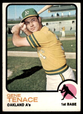 1973 Topps Gene Tenace #524 Oakland Athletics | eBay