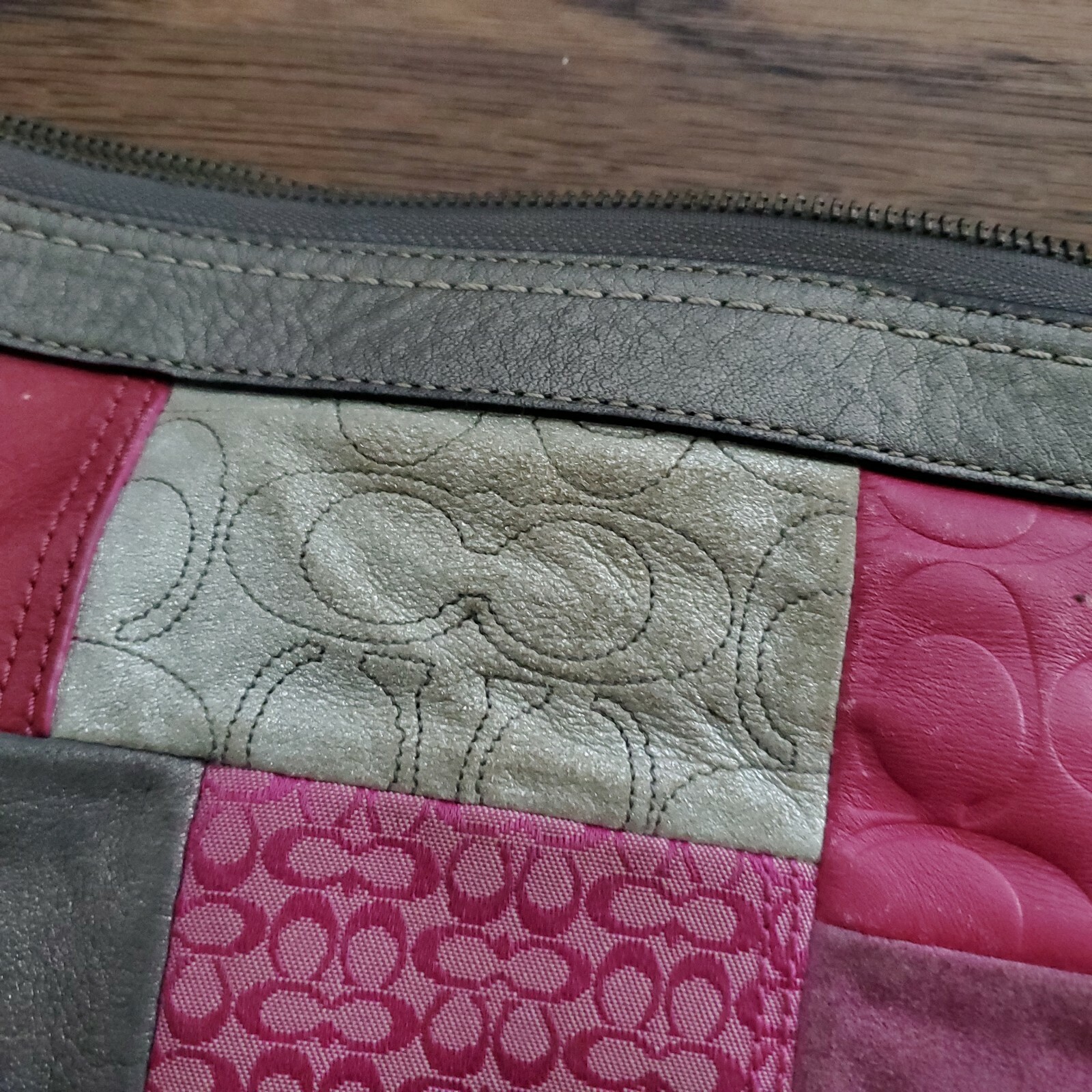 COACH SOHO Patchwork Crossbody Handbag Satchel Bag Su… - Gem