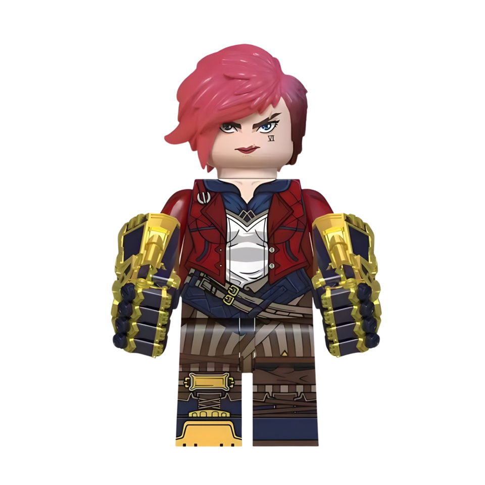 EXCLUSIVE! Lego Arcane League of legends Figure Vi Caitlyn Jinx Jayce ...