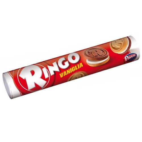 RINGO CLASSIC BISCUIT TUBE WITH CLASSIC VANILLA FILLING COOKIE 165 GR ...