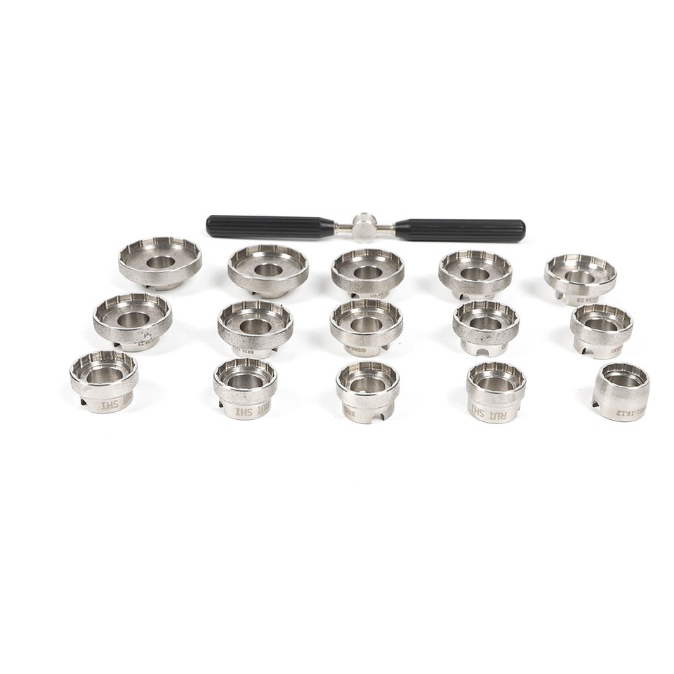 15Dies Watch Back Case Opener Die Fit Breitling Removal Tool opener Set ...