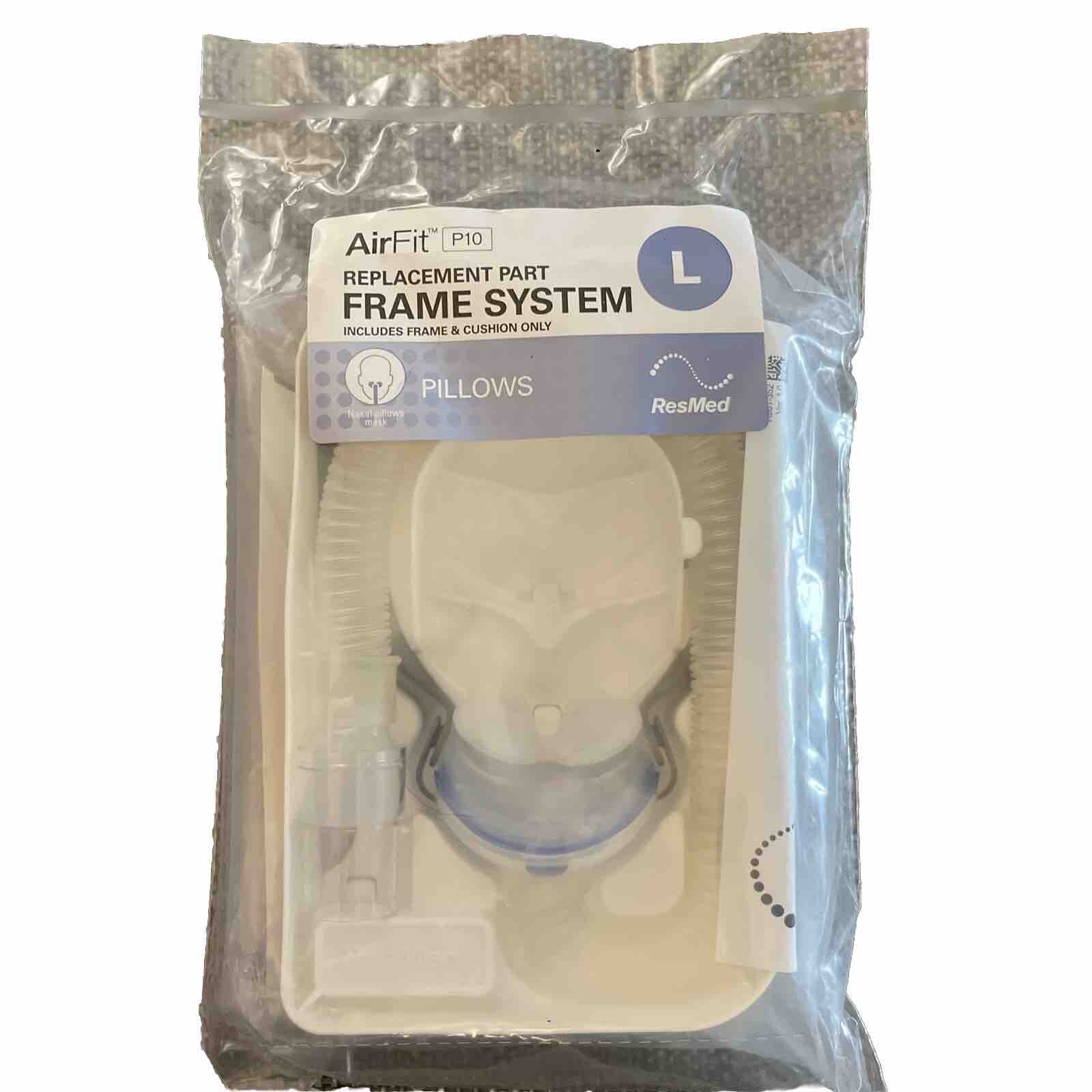 Factory Sealed NEW ResMed Airfit P10 Frame SYS (Without Headgear) LARGE ...