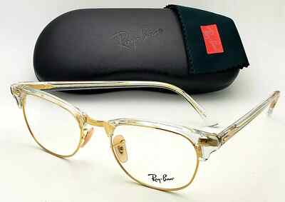 NEW RAY BAN RB 5154 5762 TRANSPARENT EYEGLASSES FRAME RX 51-21 | eBay