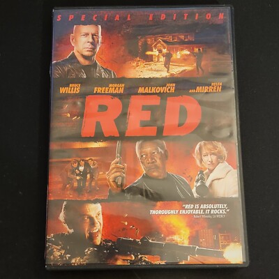 RED ~ DVD 2010 Special Edition ~ Bruce Willis; Morgan Freeman; John ...