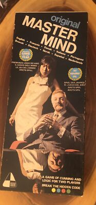 Vintage Original MasterMind Game by Invicta Original 1972 Board Game ...
