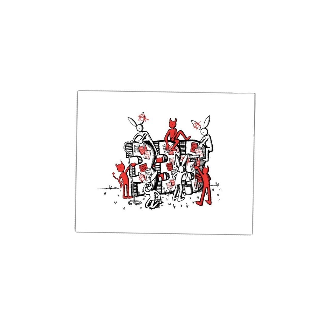 Kodone x Half Evil Collab Artist Signed Print #53 of 100 - "Propaganda ...