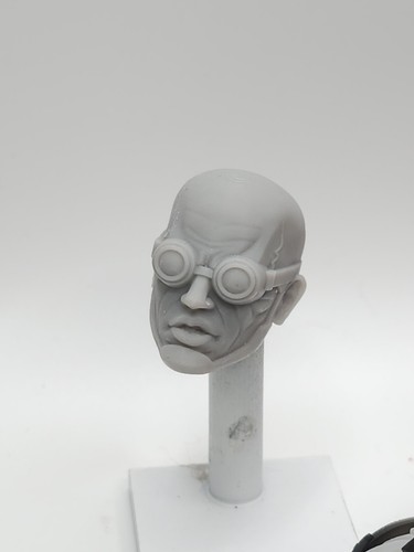 3d Printed MR. FREEZE HEAD#1 1:10 7" DIAMOND SELECT MCFARLANE DC ...