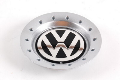 GENUINE Wheel Center Hub Caps 1pcs Brilliant Chrome For VW Golf Jetta ...