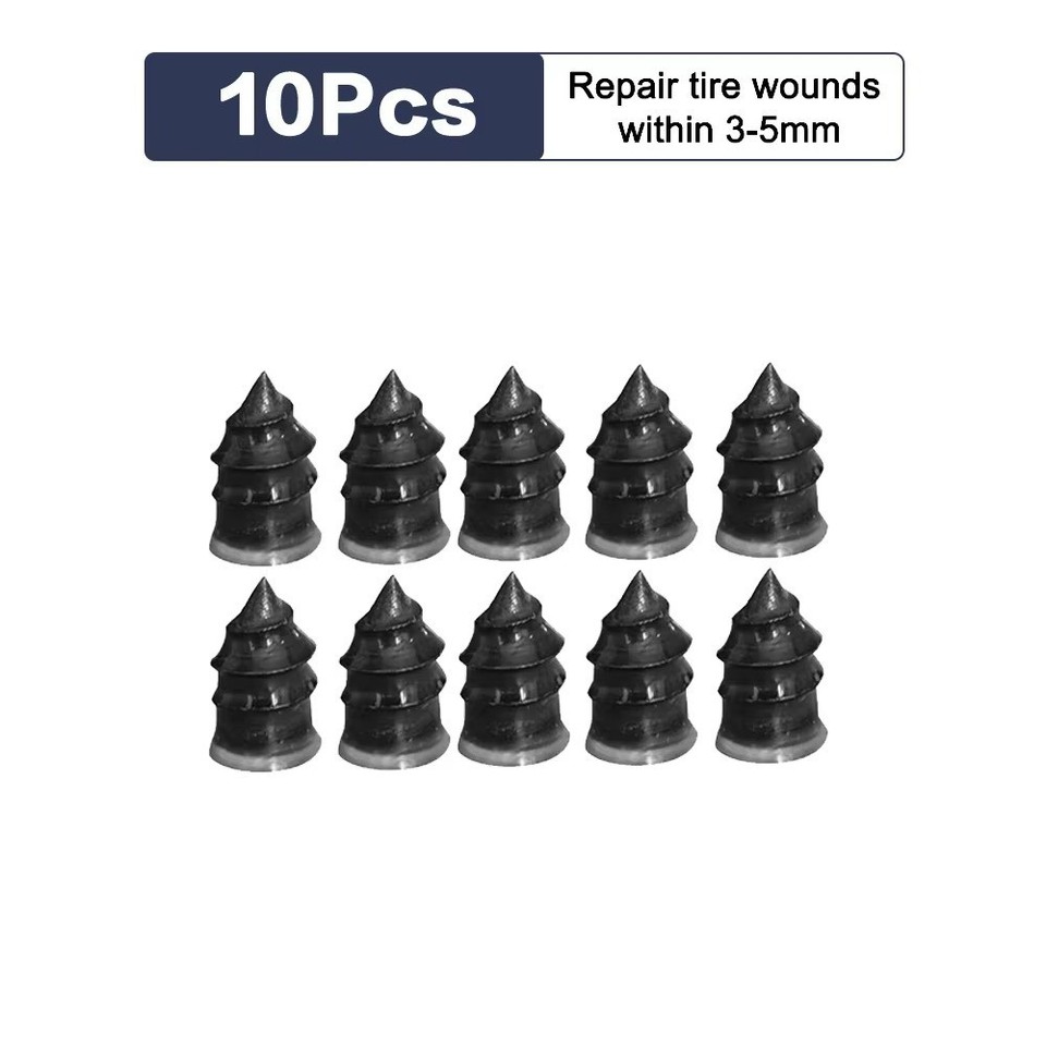 Tire Repair Screw in Rubber Plug Nail Car Tyre Puncture Repair Kit Off ...