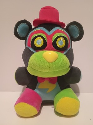 FNAF Security Breach Rockstar Blacklight Freddy Plush Five Nights At ...