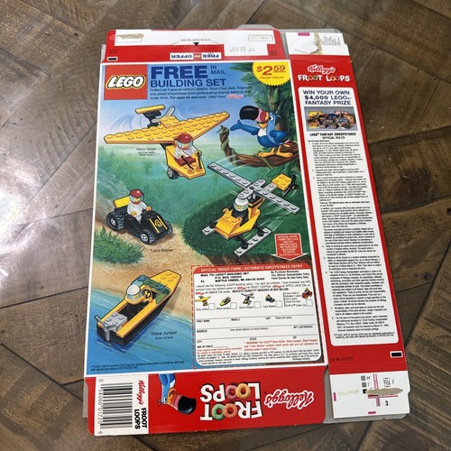 Froot Loops Empty Cereal Box Flat LEGO - VINTAGE! | eBay