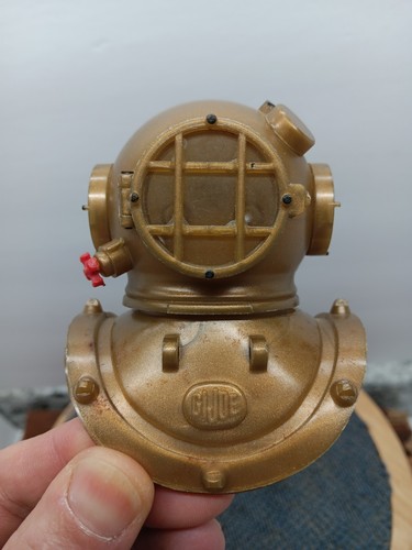 VINTAGE GI JOE 1964 HASBRO ACCESSORY PART:DEEP SEA DIVER HELMET WITH ...