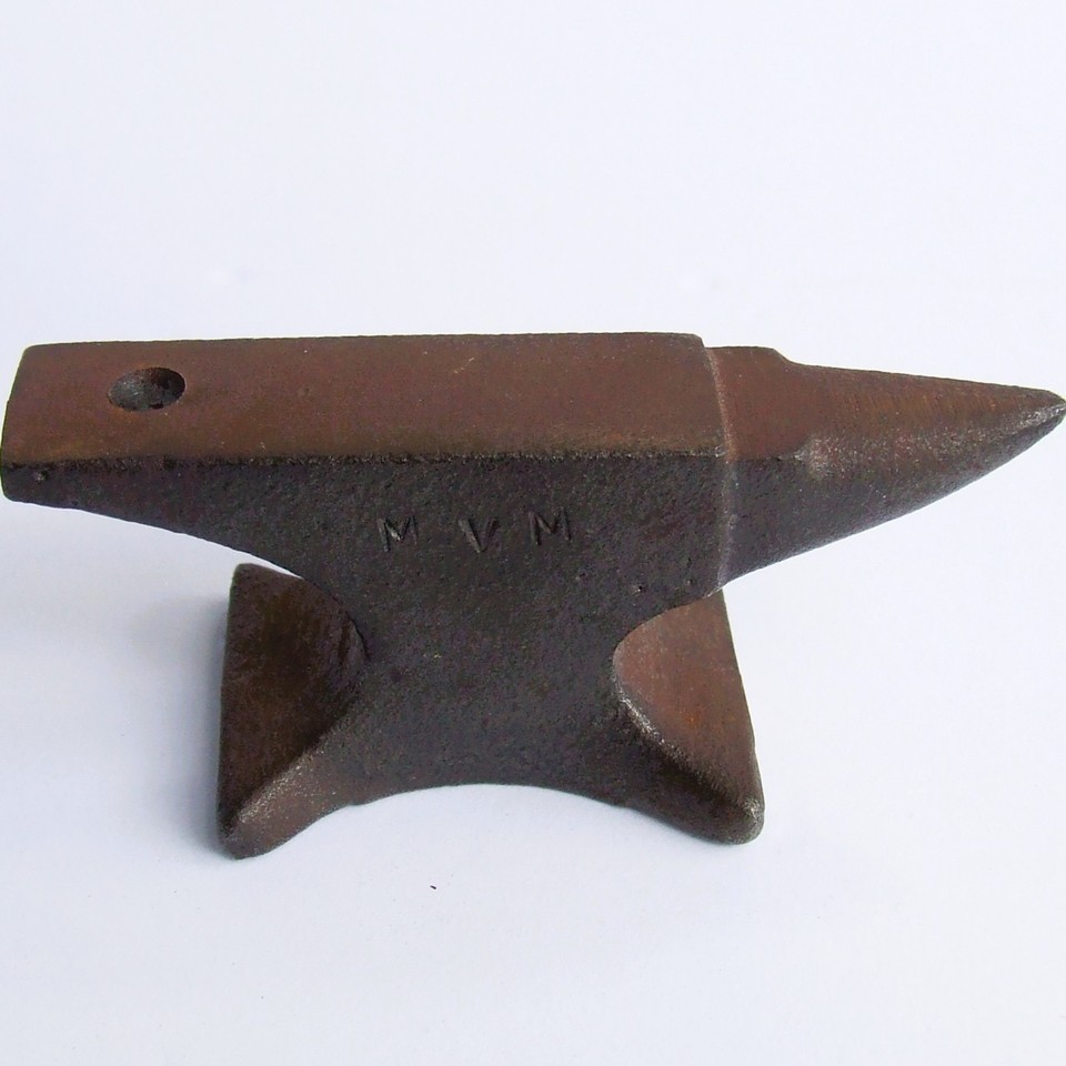 Vintage Mini 4" Steel Anvil Stamped MVM Blacksmith Jeweler Bench ...