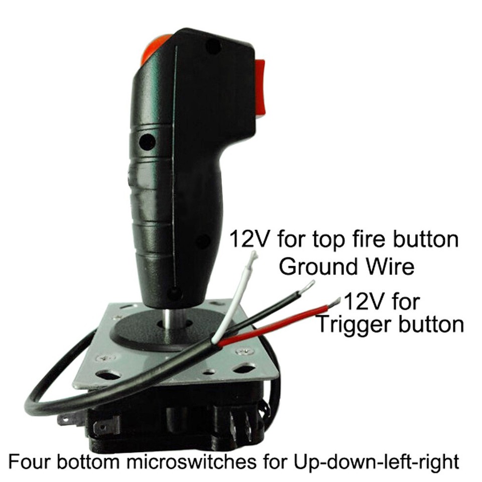 Arcade Game Cabinet Flight Stick Joystick Trigger w/ Microswitch NO ...