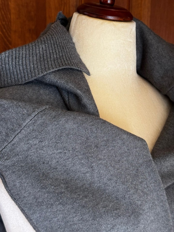 Verve Ami Gray L/S Button Down Cardigan, Sz M | eBay