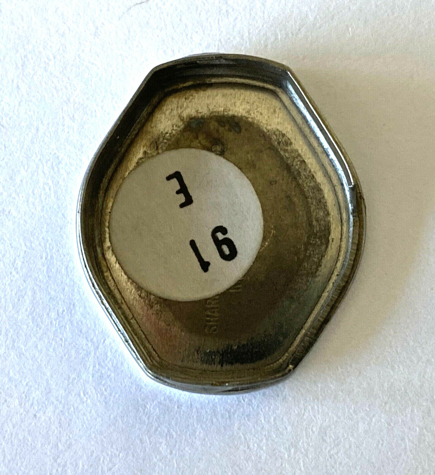 Sharp 343611 Japan Movt Gold Tone Quartz White Dial Wrist Ladies Watch ...