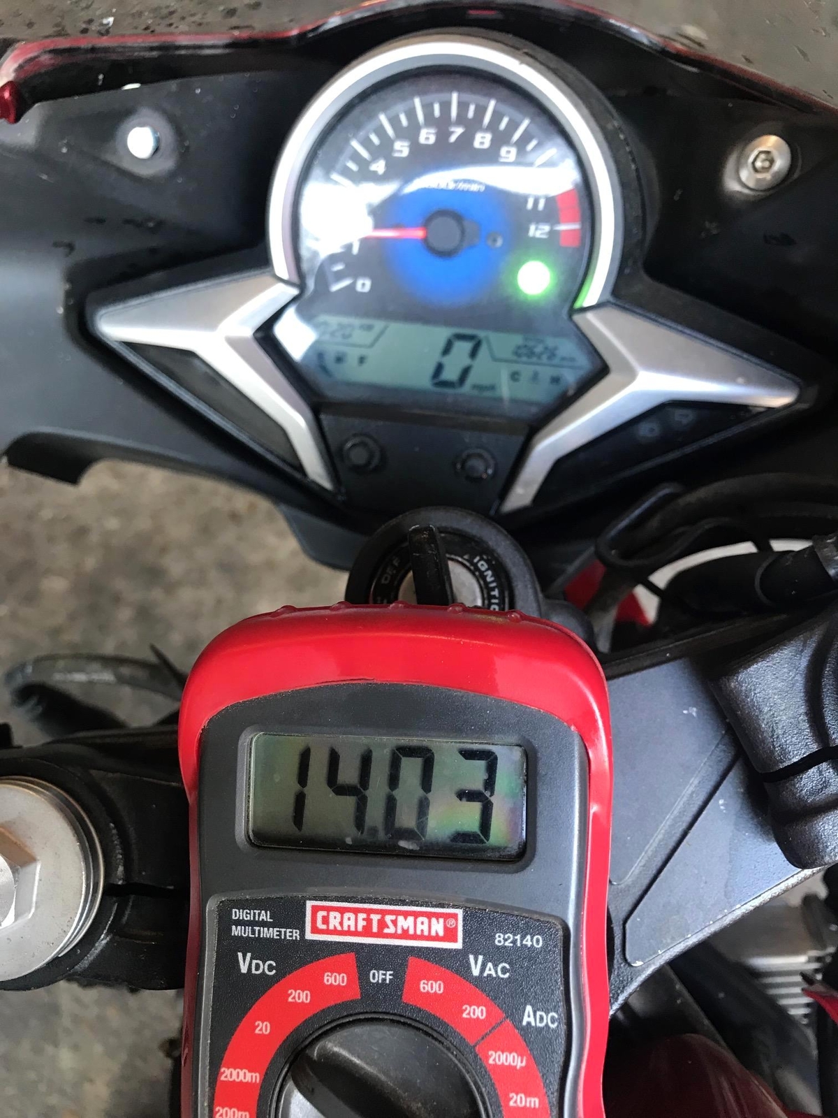 2012 HONDA CBR250R OEM SPEEDO TACH GAUGES DISPLAY CLUSTER SPEEDOMETER ...