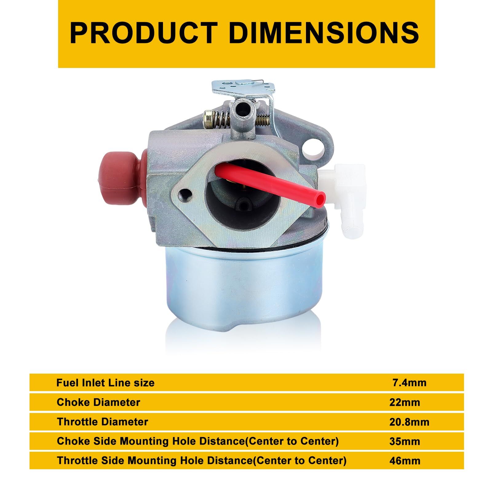 143.013802 Carburetor For Sears Edger 3.8HP Tecumseh Craftsman 3.5HP ...