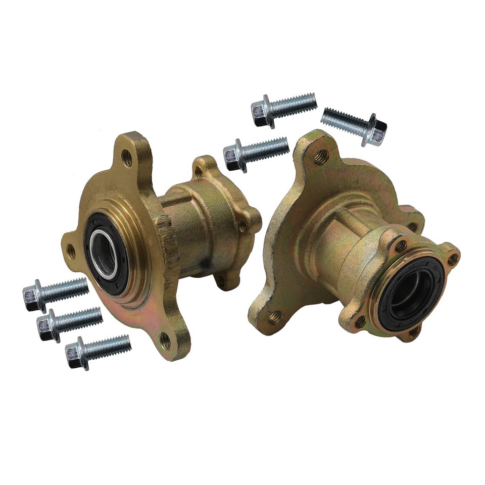 Set of Go Kart Front Steering Knuckle Wheel Hub Brake Caliper Master ...