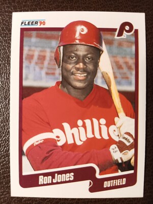 RON JONES PHILADELPHIA PHILLIES 1990 FLEER BASEBALL CARD #563 | eBay