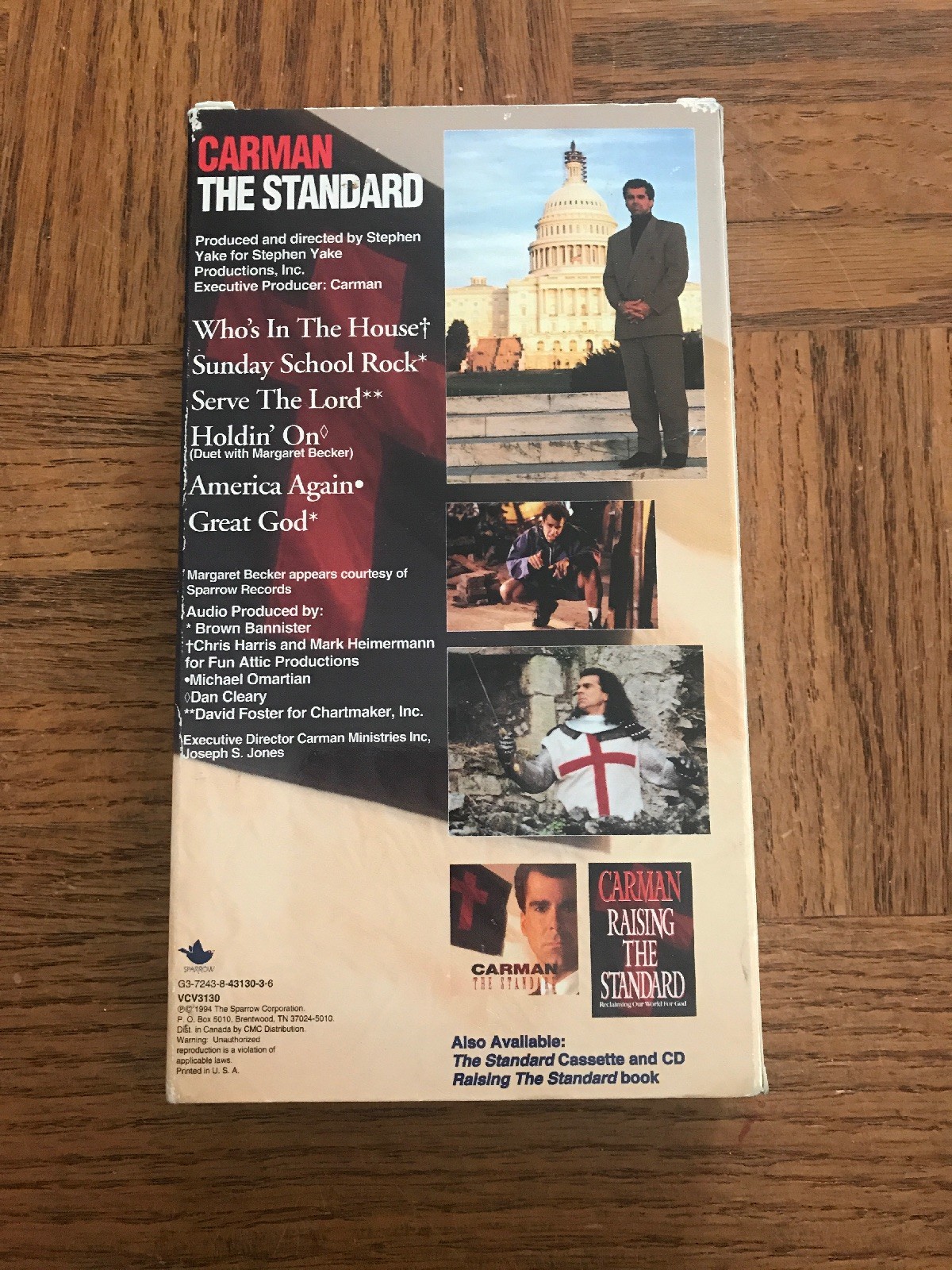 Carman The Standard VHS-TESTED-RARE VINTAGE COLLECTIBLE-SHIPS SAME ...