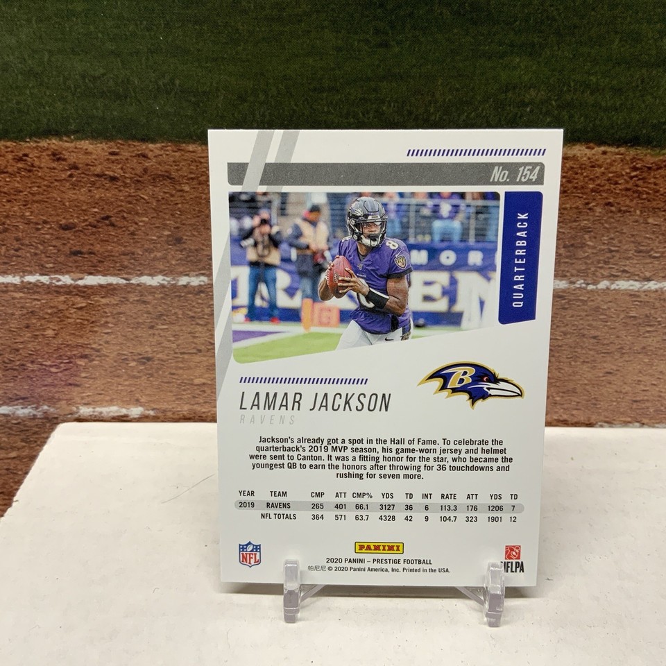 2020 Panini Prestige #154 Lamar Jackson Baltimore Ravens | eBay