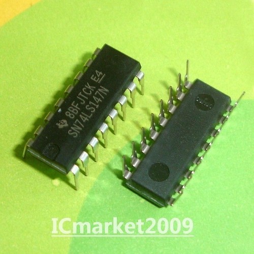 10 PCS SN74LS147N DIP-16 74LS147N 74LS147 BCD to Decimal Decoders/Drivers IC #E9 | eBay