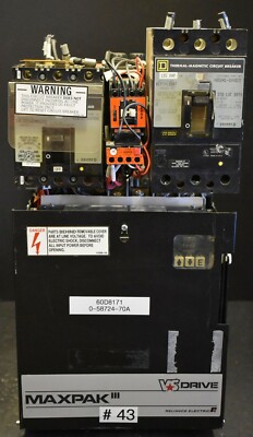 Reliance 60D8171 MaxPak III dc drive 60hp 460v (#43) | eBay